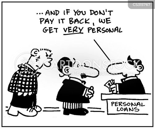Personal Loan Cartoons and Comics - funny pictures from CartoonStock