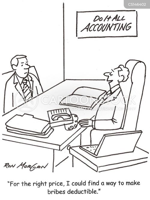 Bribed Cartoons and Comics - funny pictures from CartoonStock