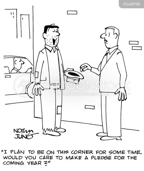 Pledge Drive Cartoons and Comics - funny pictures from CartoonStock