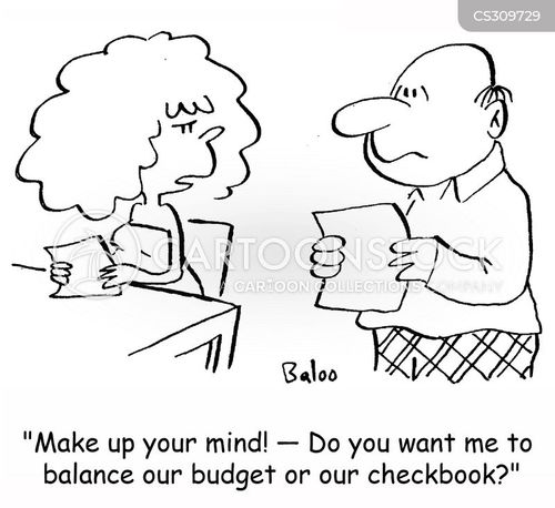 Checkbooks Cartoons and Comics - funny pictures from CartoonStock