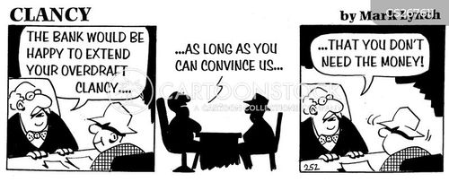 Overdraft Cartoons and Comics - funny pictures from CartoonStock