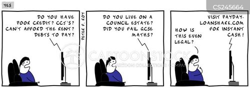 Poor Credit Cartoons and Comics - funny pictures from CartoonStock