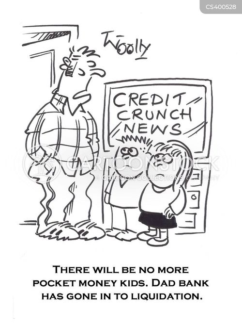 Bank Crisis Cartoons and Comics - funny pictures from CartoonStock
