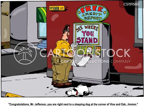 Credit Report Cartoons and Comics - funny pictures from CartoonStock