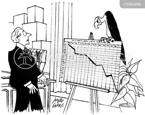 Plummeting Profits Cartoons and Comics - funny pictures from CartoonStock