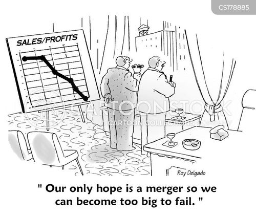 Too Big To Fail Cartoons and Comics - funny pictures from CartoonStock
