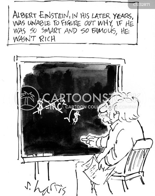 Albert Einstein Cartoons and Comics - funny pictures from CartoonStock
