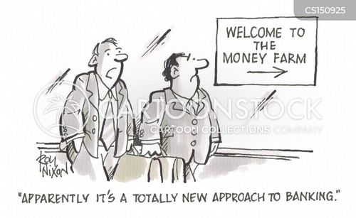 Bank Branches Cartoons and Comics - funny pictures from CartoonStock