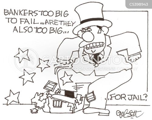 Bank Crisis Cartoons and Comics - funny pictures from CartoonStock