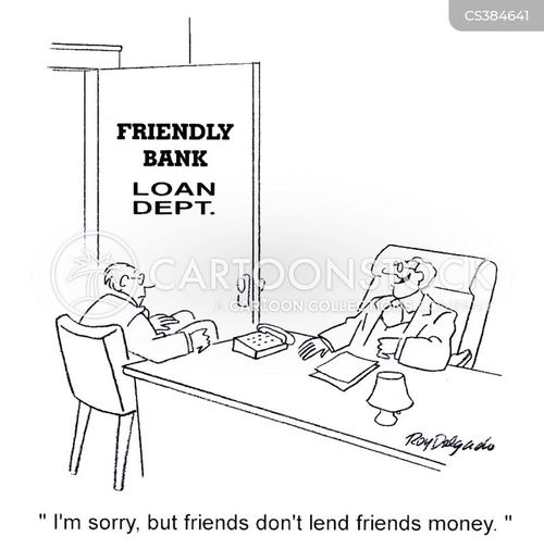 Money Lending Cartoons and Comics - funny pictures from CartoonStock