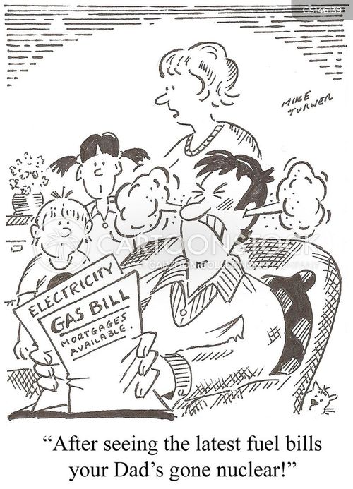 Fuel Bill Cartoons and Comics - funny pictures from CartoonStock
