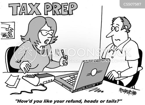 Tax Refund Cartoons and Comics - funny pictures from CartoonStock