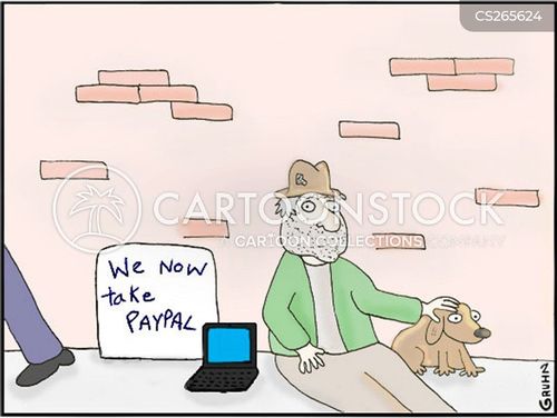 Paypal Cartoons and Comics - funny pictures from CartoonStock