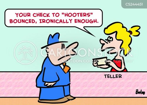 Bounced Check Cartoons and Comics - funny pictures from CartoonStock