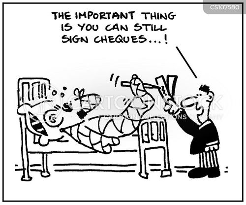 Cheque Book Cartoons and Comics - funny pictures from CartoonStock