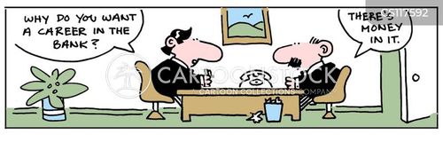 Banking Careers Cartoons and Comics - funny pictures from CartoonStock