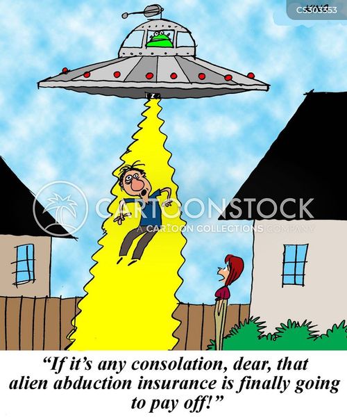 Abducted By Aliens Cartoons and Comics - funny pictures from CartoonStock