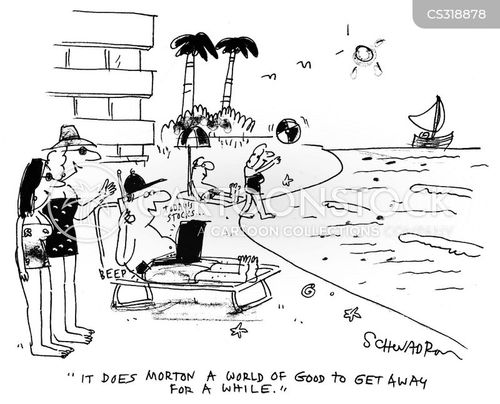 Taking A Break Cartoons and Comics - funny pictures from CartoonStock