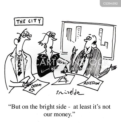 Bank Losses Cartoons and Comics - funny pictures from CartoonStock