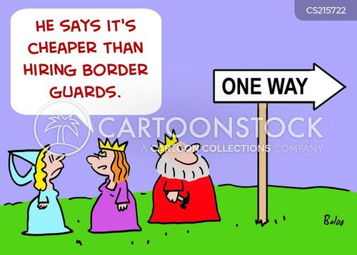 One Way Cartoons and Comics - funny pictures from CartoonStock