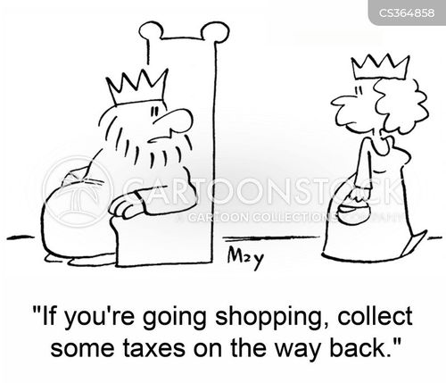 Sales Tax Collection Cartoons and Comics - funny pictures from CartoonStock