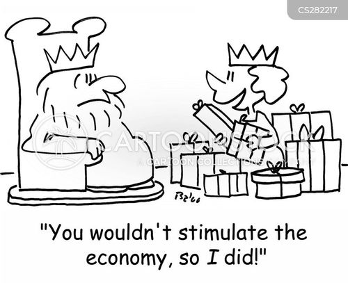 Stimulating Economy Cartoons and Comics - funny pictures from CartoonStock