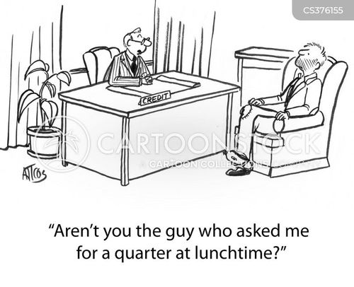 Credit Risk Cartoons and Comics - funny pictures from CartoonStock