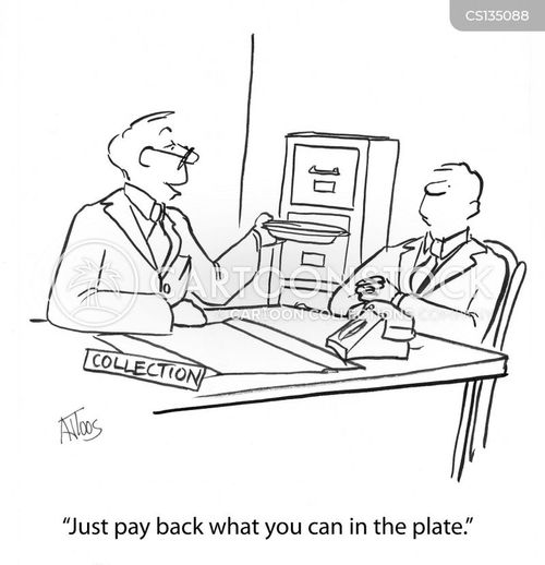 Collecting Money Cartoons and Comics - funny pictures from CartoonStock