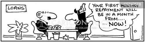 Bad Loans Cartoons and Comics - funny pictures from CartoonStock