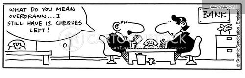 Overdraft Protection Cartoons and Comics - funny pictures from CartoonStock
