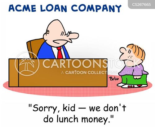 Lunch Money Cartoons and Comics - funny pictures from CartoonStock