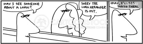 Credit Risk Cartoons and Comics - funny pictures from CartoonStock