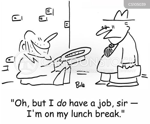 Lunch Break Cartoons and Comics - funny pictures from CartoonStock