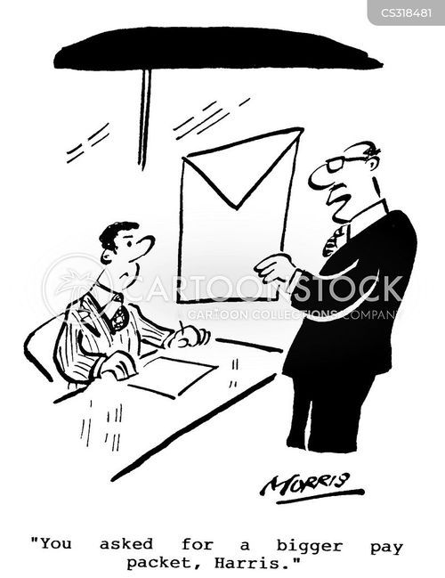 Wage Packet Cartoons and Comics - funny pictures from CartoonStock