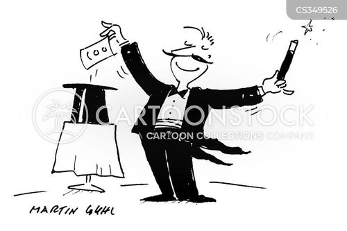 Money Magic Cartoons and Comics - funny pictures from CartoonStock