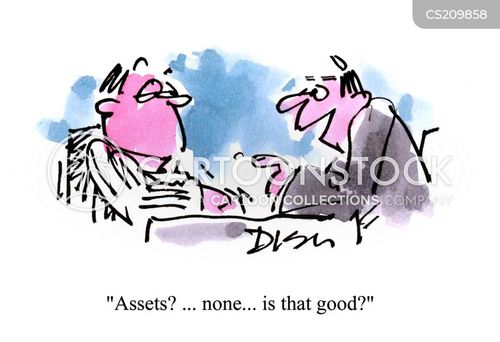Tangible Assets Cartoons and Comics - funny pictures from CartoonStock