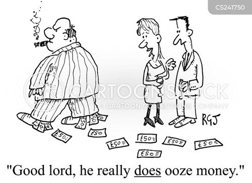 Ooze Money Cartoons and Comics - funny pictures from CartoonStock