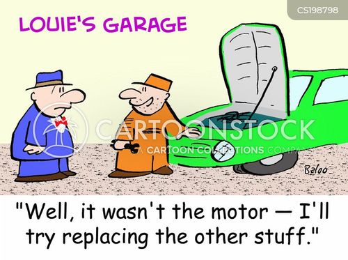 Repairing Cars Cartoons and Comics - funny pictures from CartoonStock