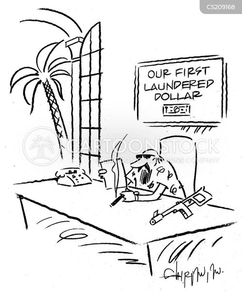 Money Laundering Cartoons and Comics - funny pictures from CartoonStock