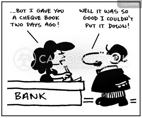 Cheque Book Cartoons and Comics - funny pictures from CartoonStock