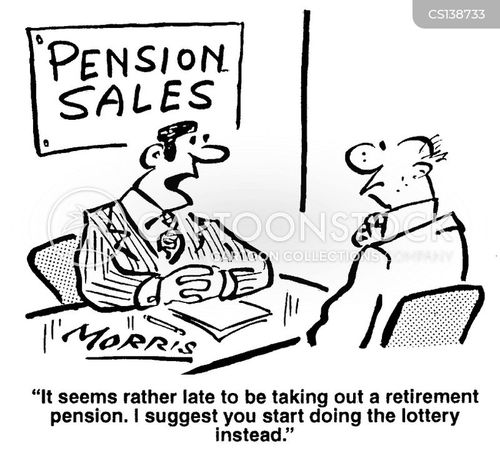 Draw Pension Cartoons and Comics - funny pictures from CartoonStock