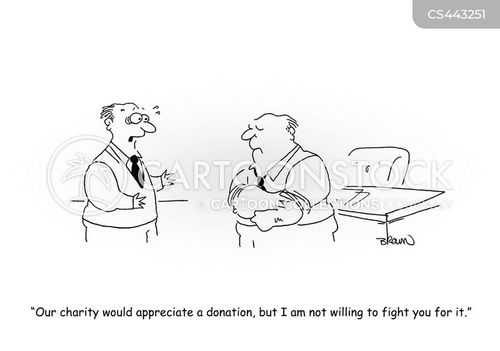 Charity Fundraising Cartoons and Comics - funny pictures from CartoonStock