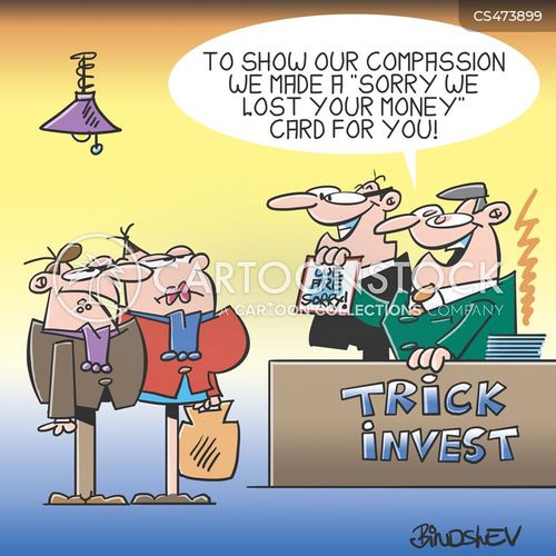 Financial Scams Cartoons and Comics - funny pictures from CartoonStock