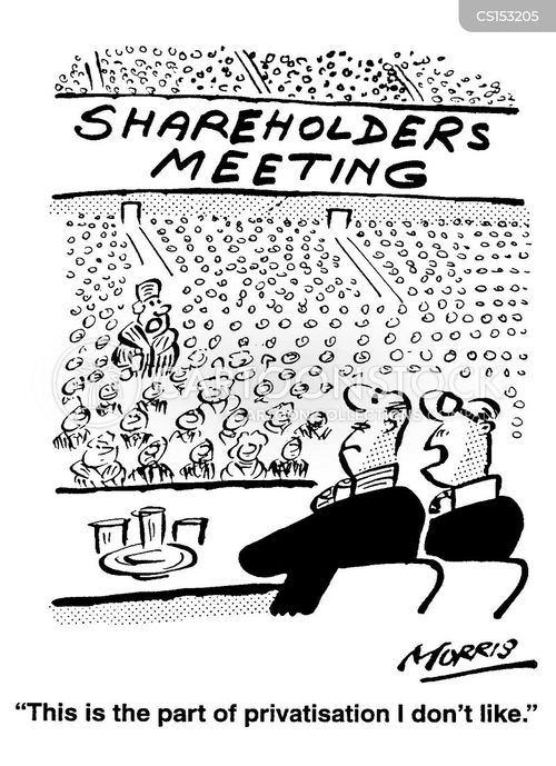 Shareholder Proposal Cartoons and Comics - funny pictures from CartoonStock