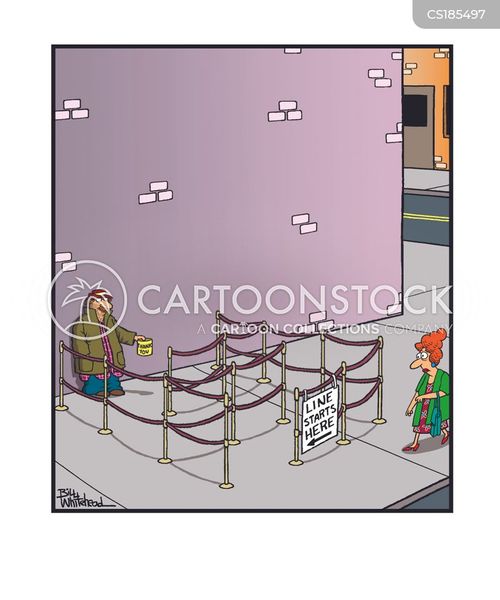 Queue Up Cartoons and Comics - funny pictures from CartoonStock