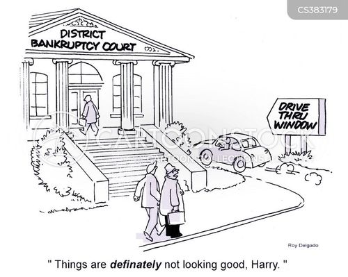 Bankruptcy Court Cartoons and Comics - funny pictures from CartoonStock