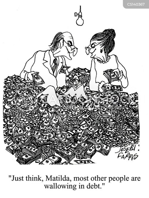 Counting Money Cartoons and Comics - funny pictures from CartoonStock