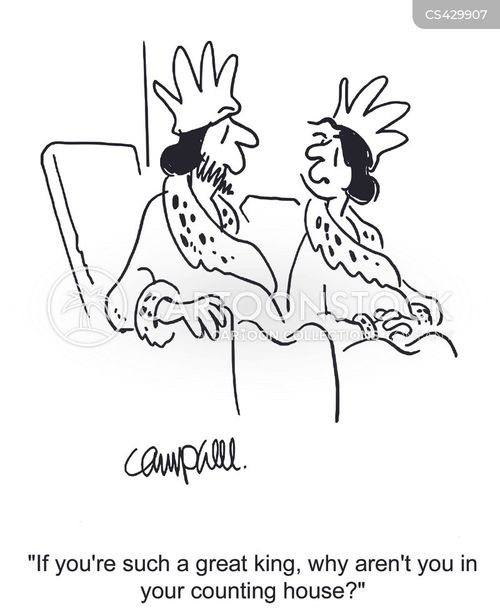 Counting House Cartoons and Comics - funny pictures from CartoonStock