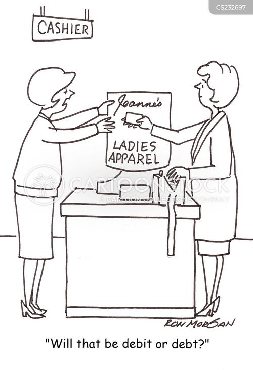 Debit Cartoons and Comics - funny pictures from CartoonStock