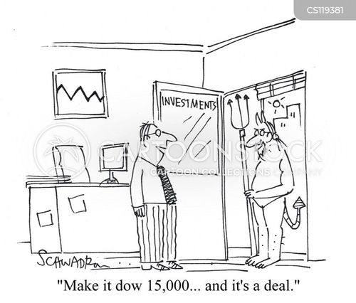 Dow 30 Cartoons and Comics - funny pictures from CartoonStock